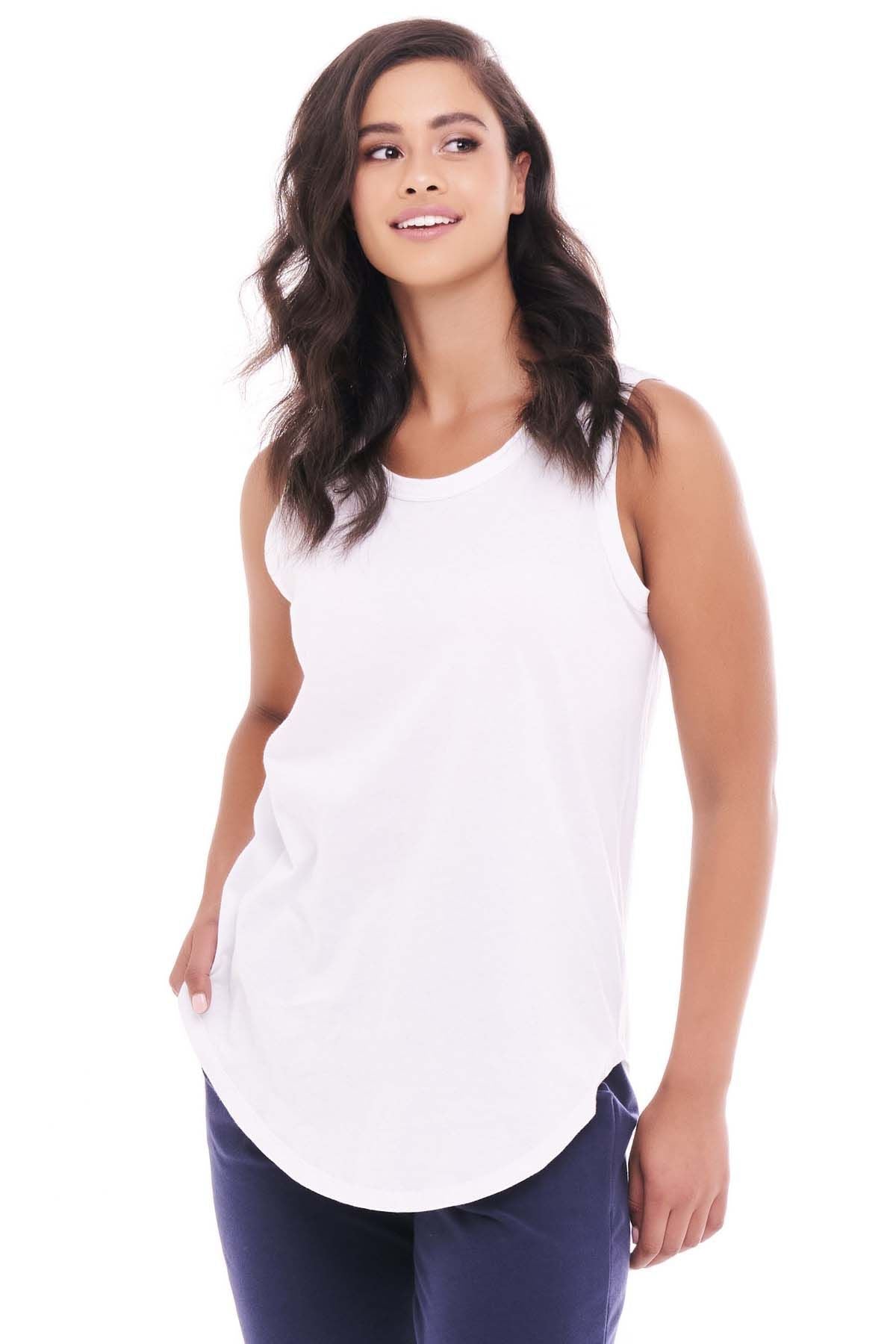 Keira Tank in White | Betty Basics | Hey Sara
