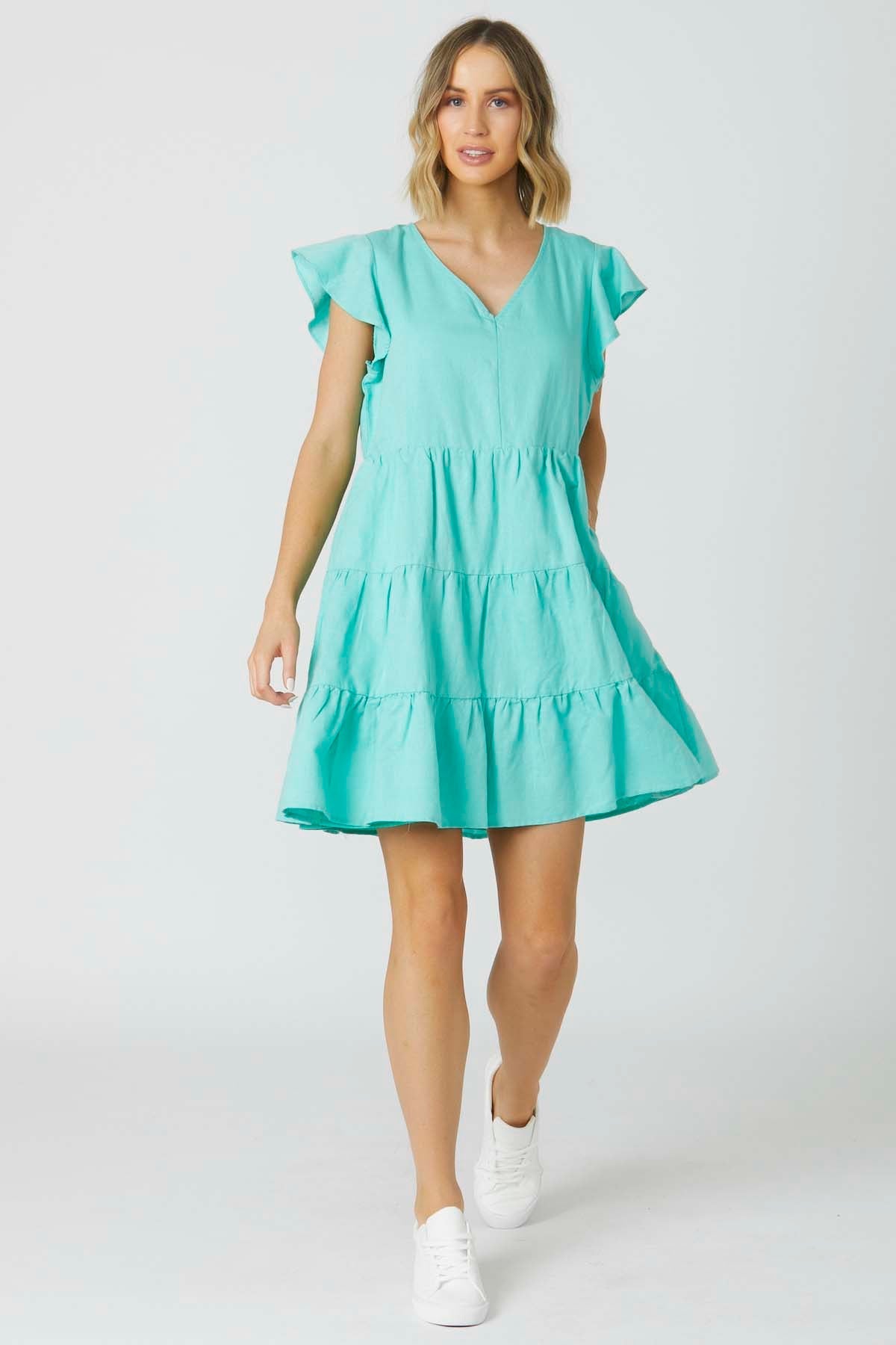 Sass Mila Mini Dress in Spearmint – Hey Sara