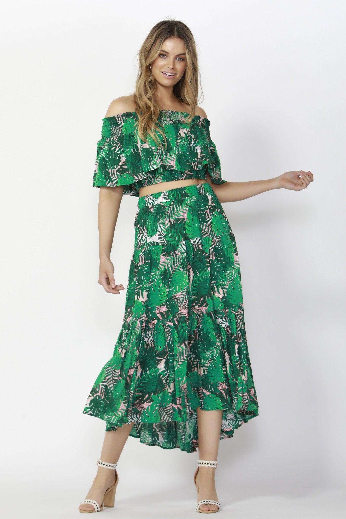 Sass Tropicana Midi Skirt in Print – Hey Sara